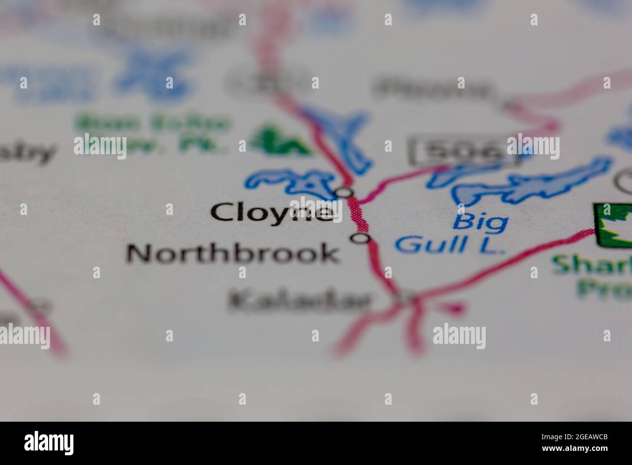 Cloyne map hi-res stock photography and images - Alamy