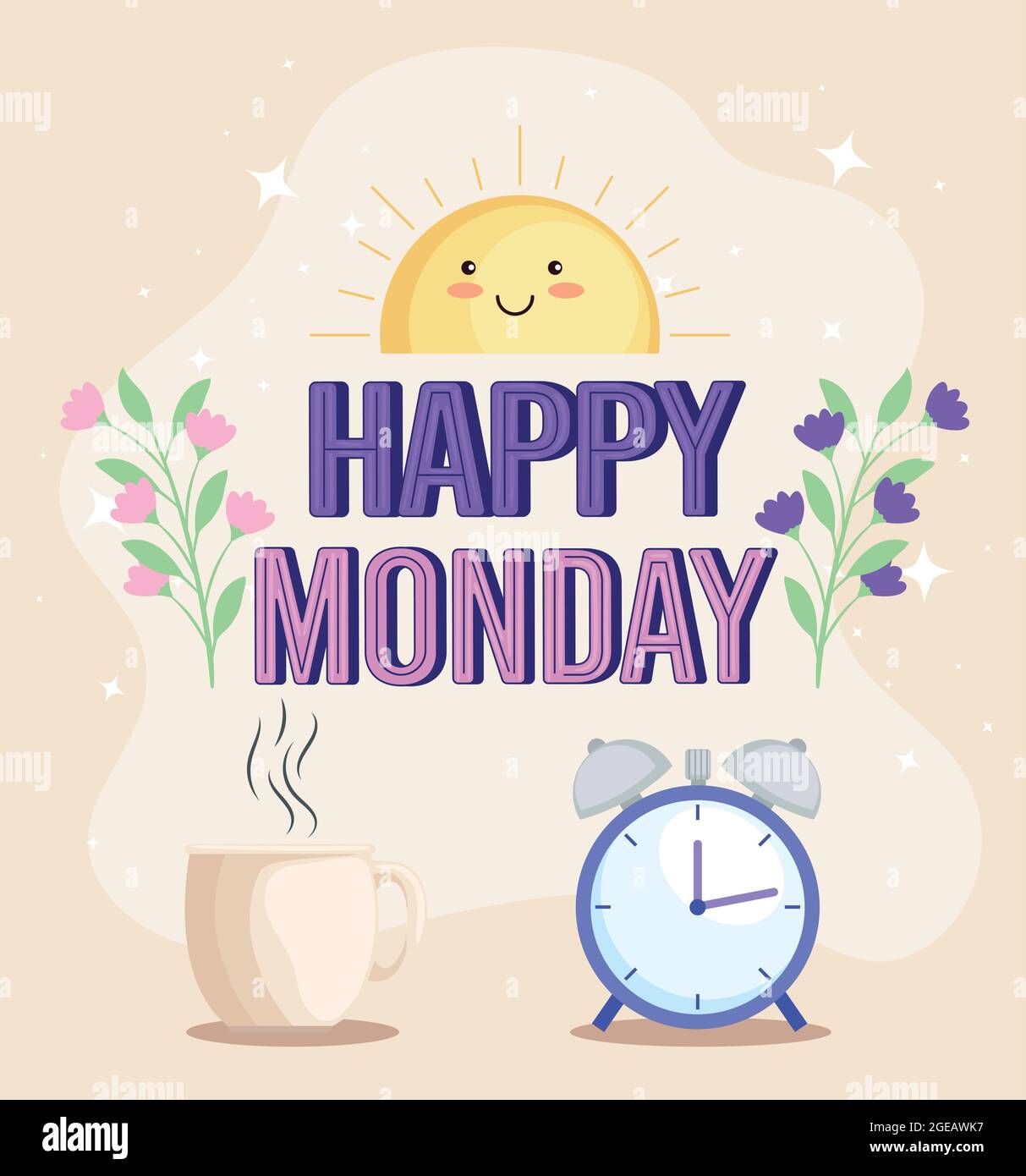 Inspirational garden quote on Stock Vector Images - Alamy