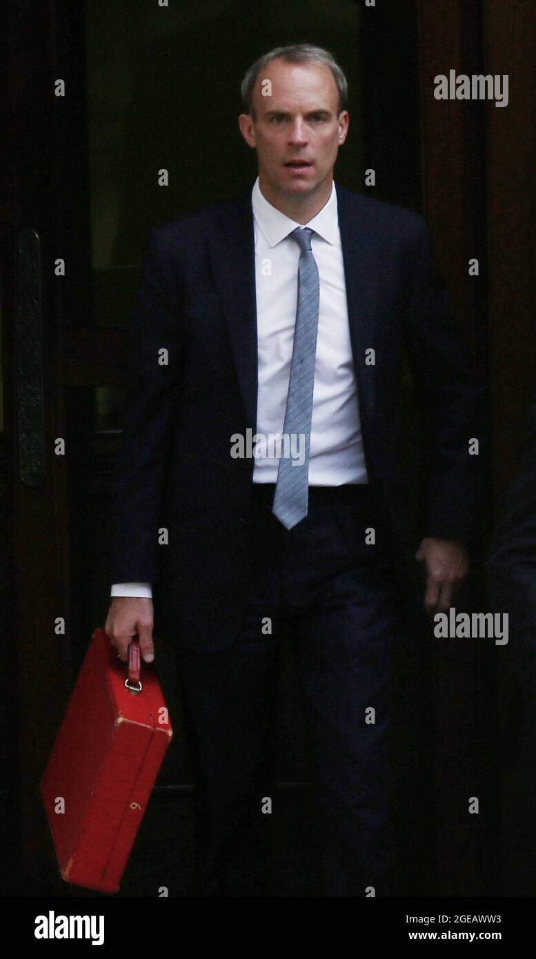 London, England, UK. 18th Aug, 2021. UK Foreign Secretary and First ...