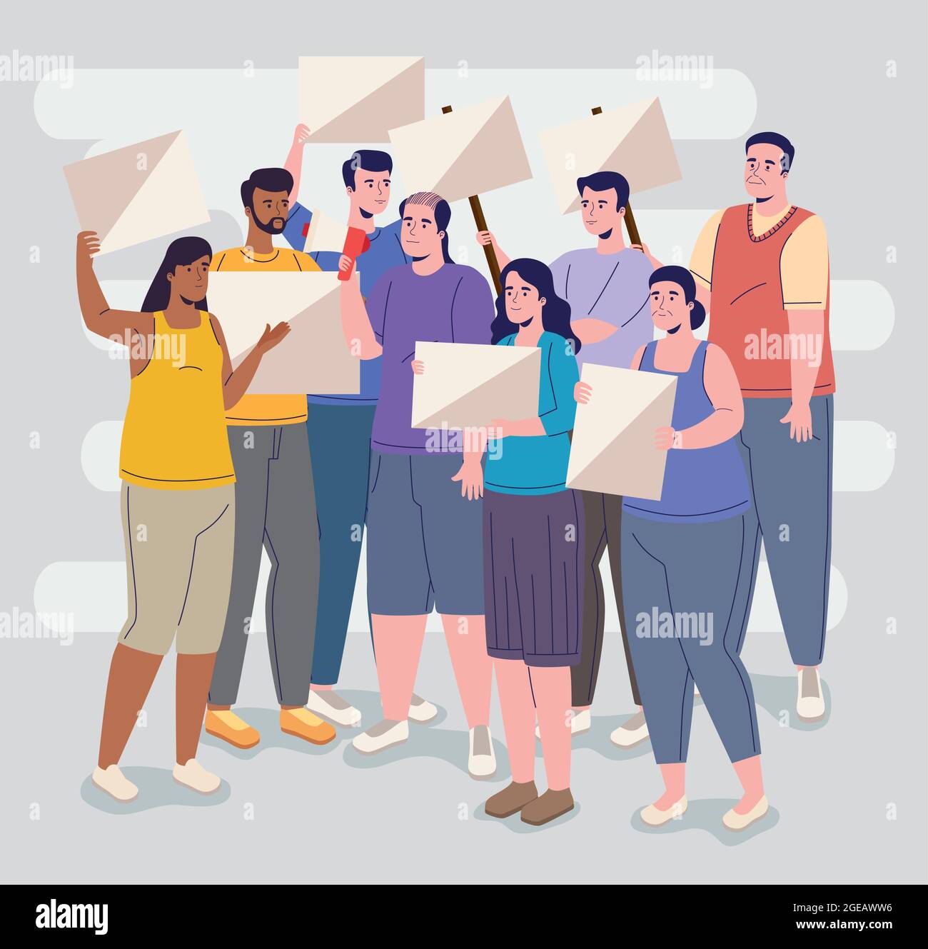 Eight persons Stock Vector Images - Alamy
