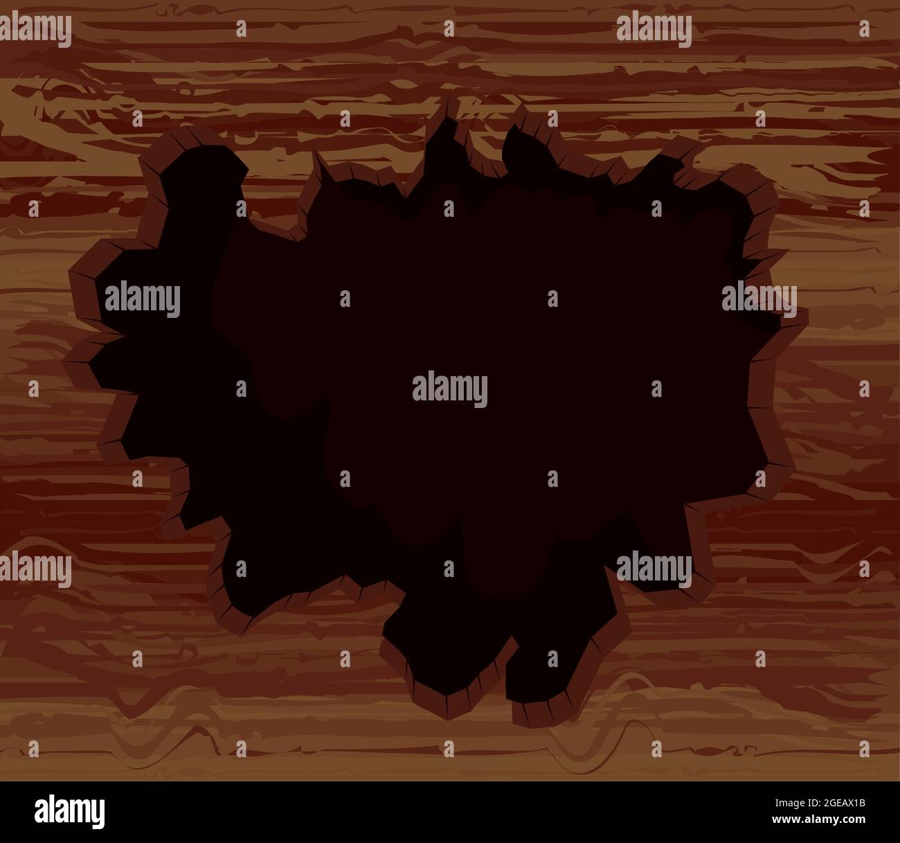 explosive hole in wall Stock Vector Image & Art - Alamy