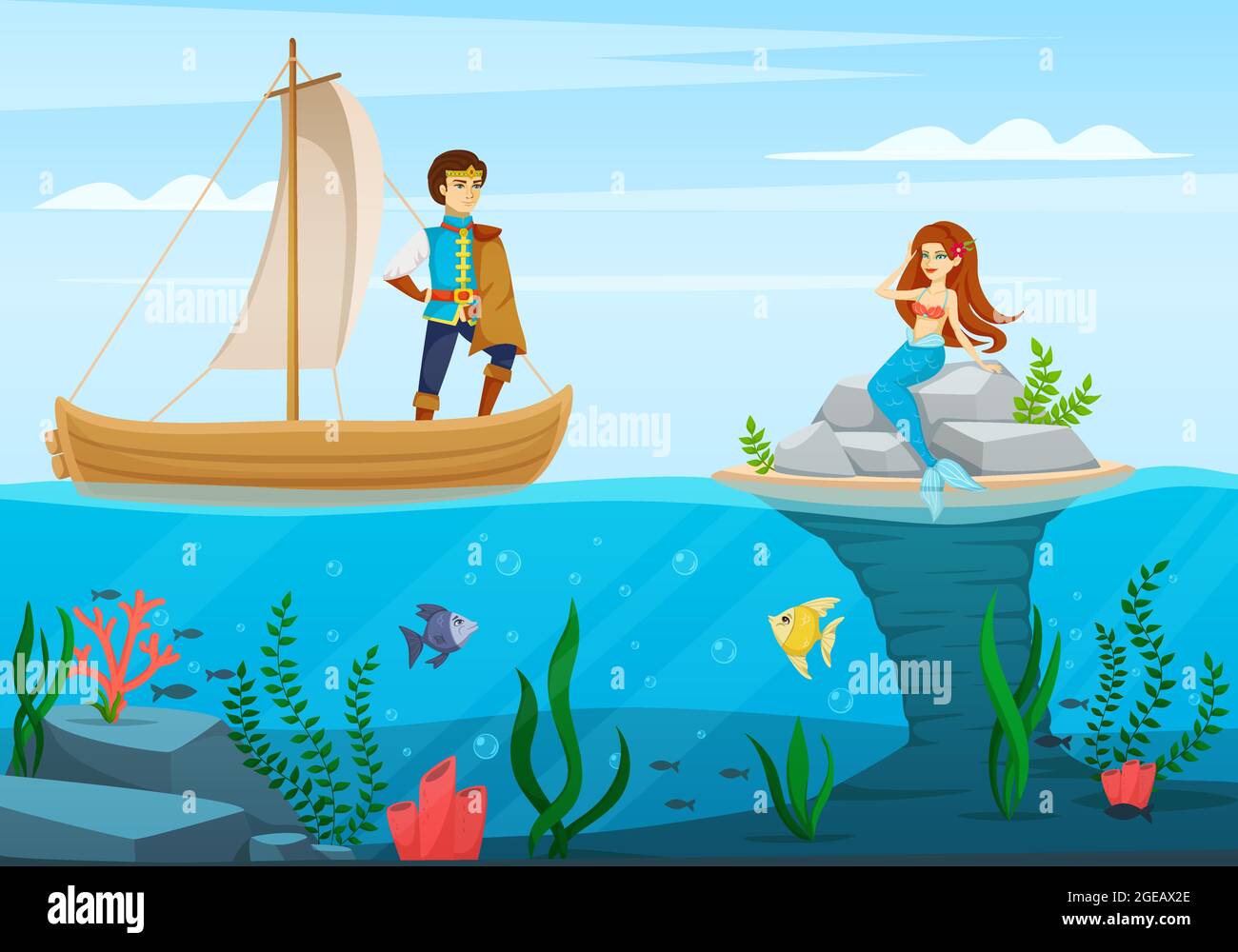 Ladies with fish Stock Vector Images - Alamy
