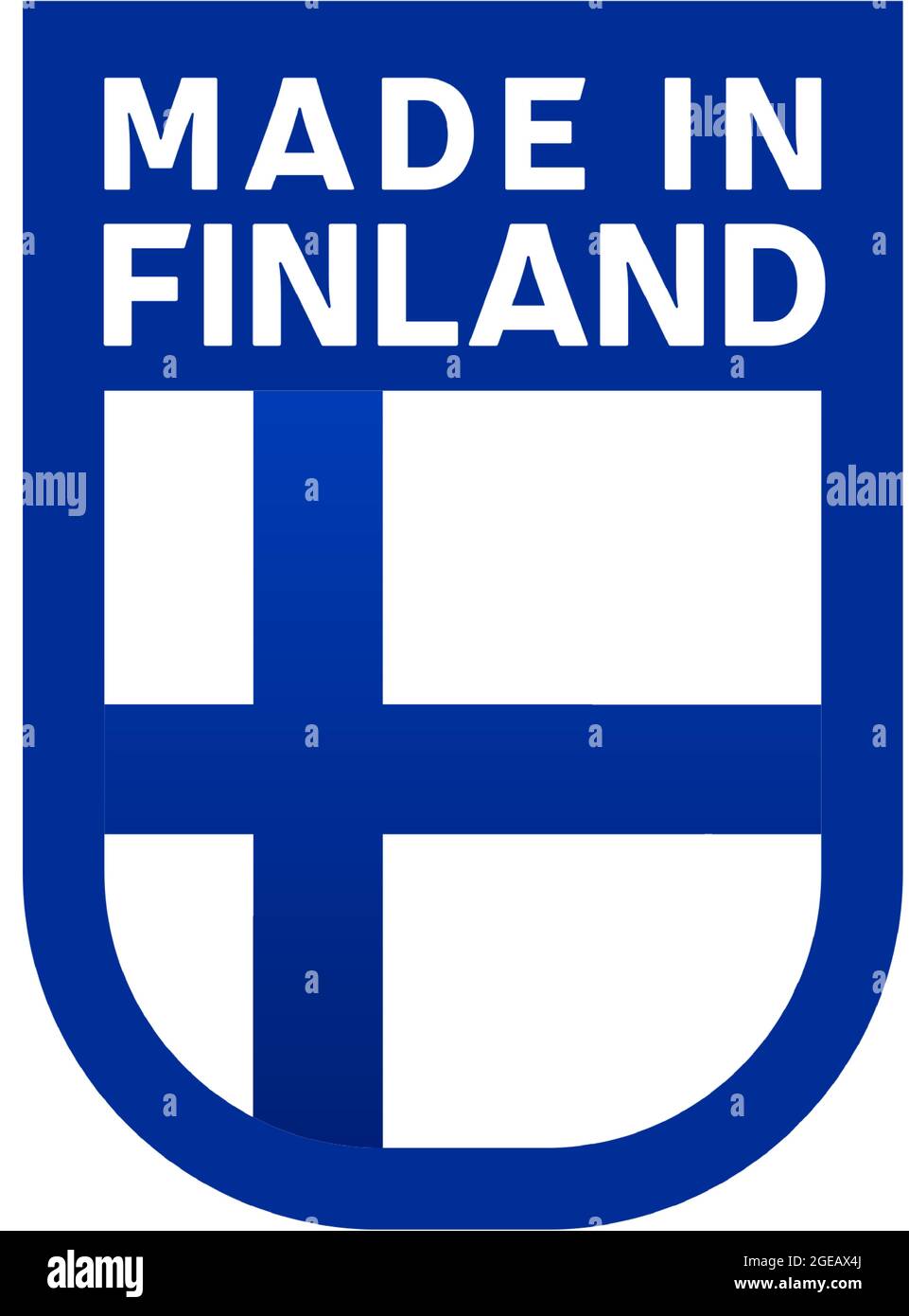 Made in finland icon. national country flag Stamp sticker. Vector ...