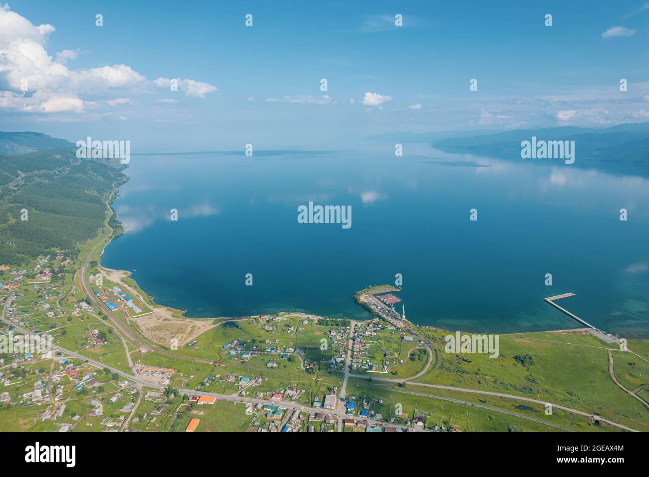 Summertime imagery of Lake Baikal is a rift lake located in southern ...
