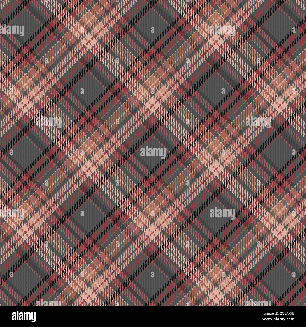 Seamless checkered pattern background. fabric texture. Vector ...