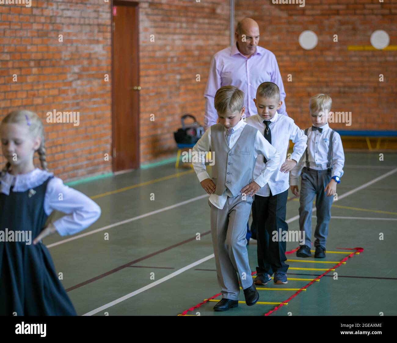 Physical education teacher hi-res stock photography and images - Alamy