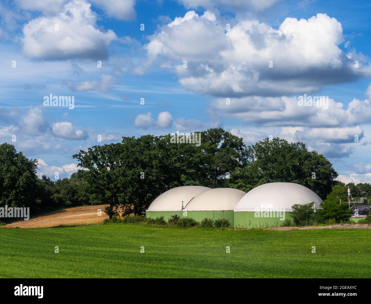 Facility for bio energy production Stock Photo - Alamy