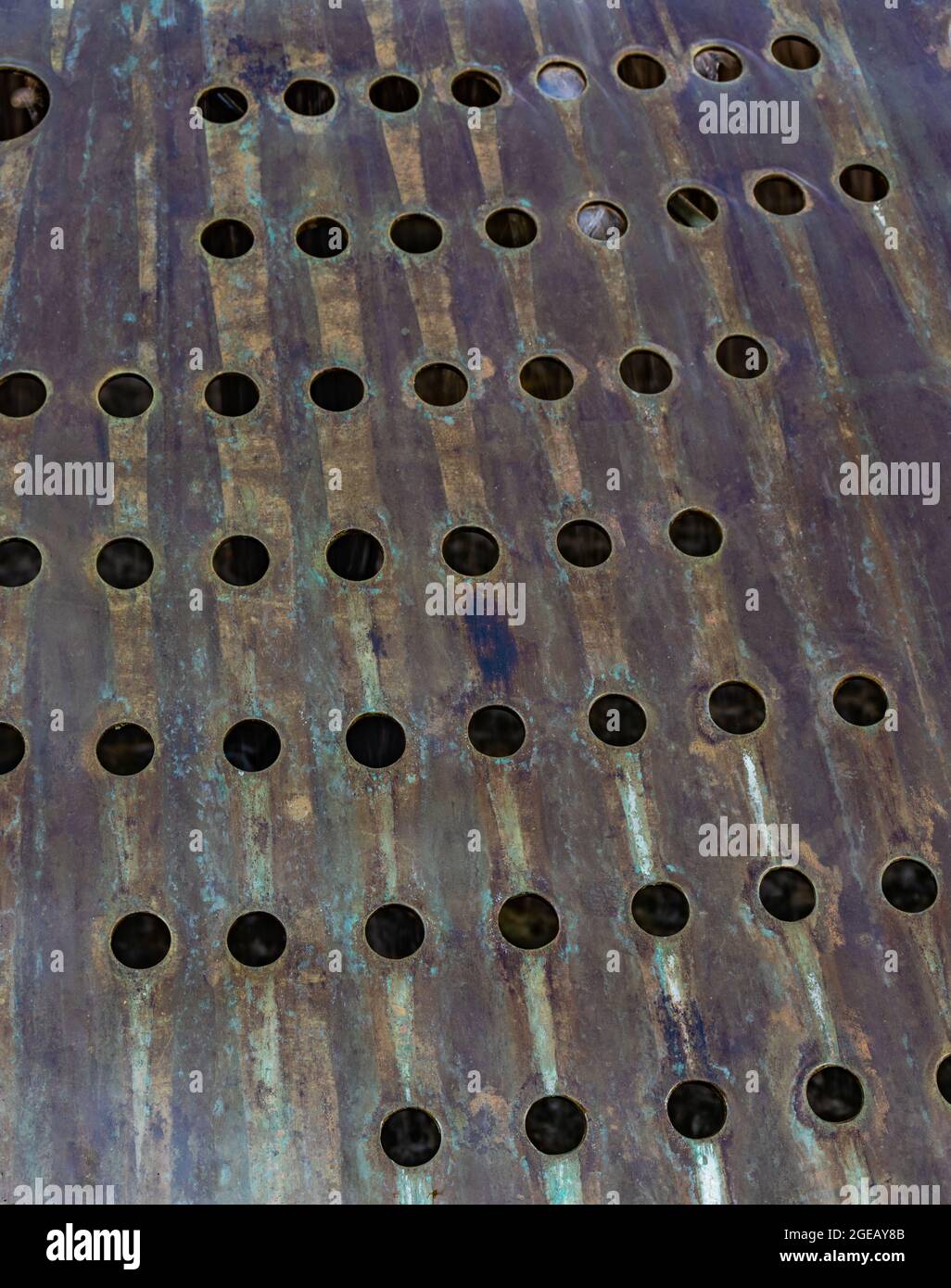 Drilled hole metal hi-res stock photography and images - Alamy