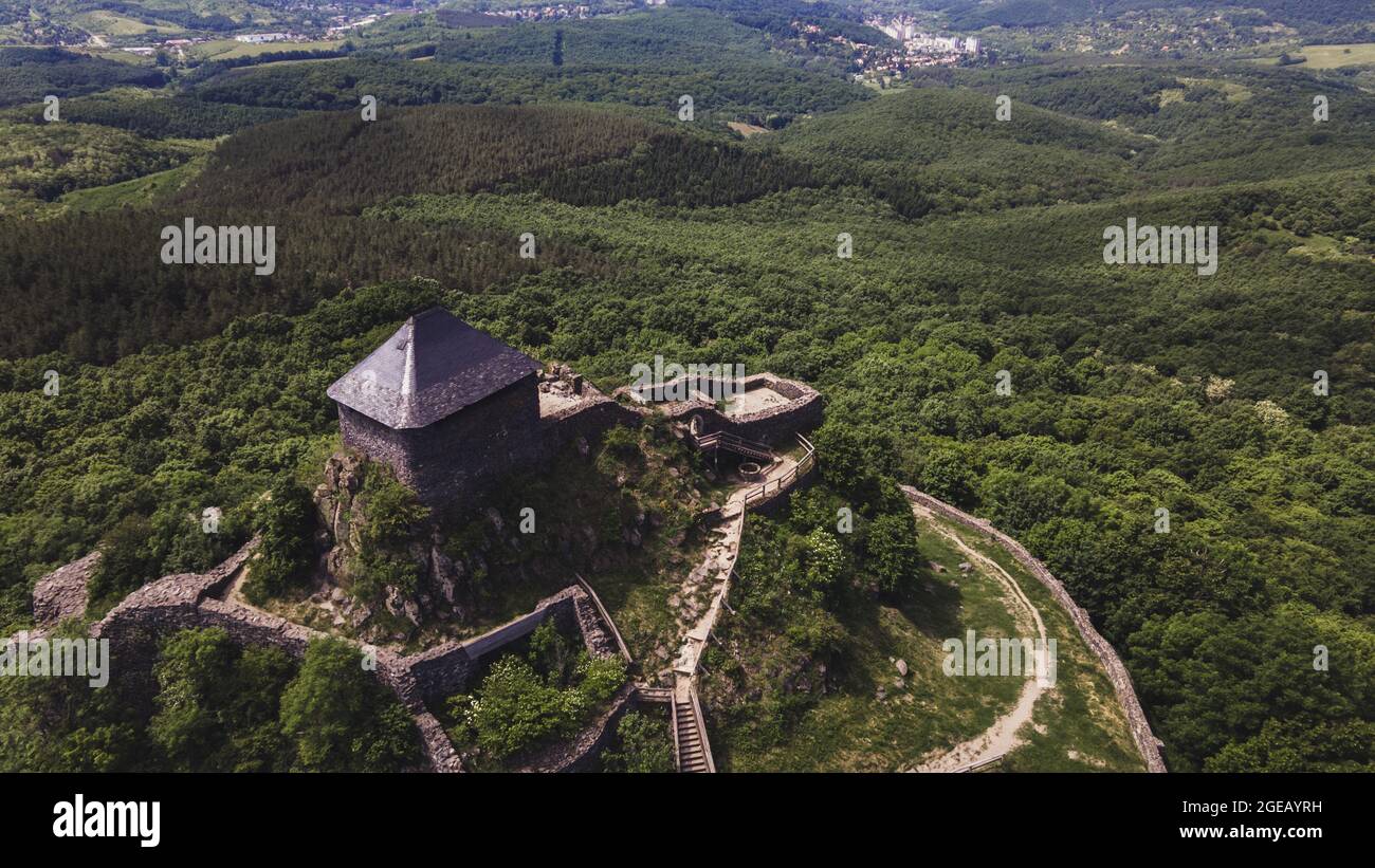 Salgo castle hi-res stock photography and images - Alamy