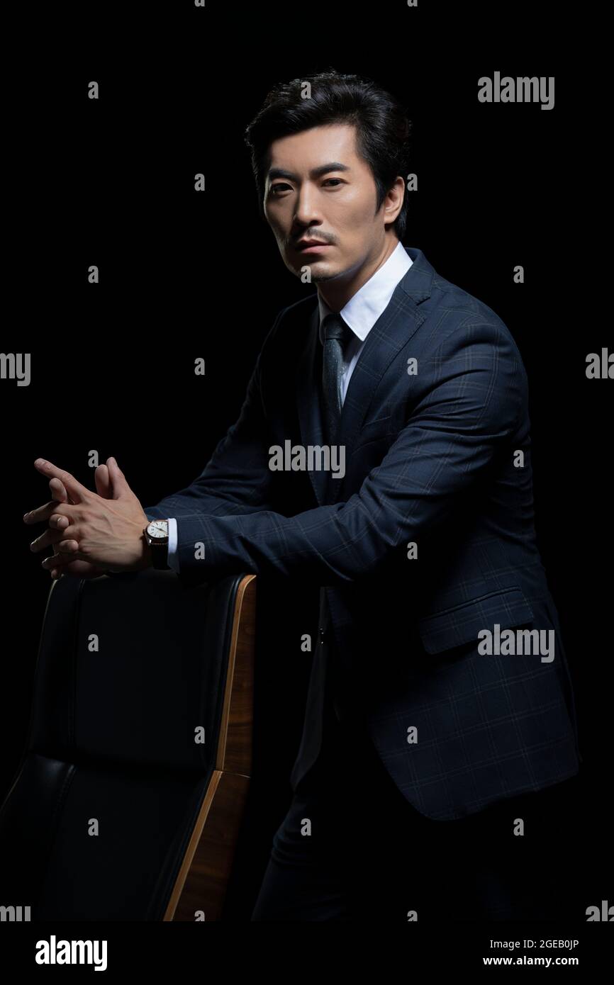 Successful Chinese businessman Stock Photo - Alamy
