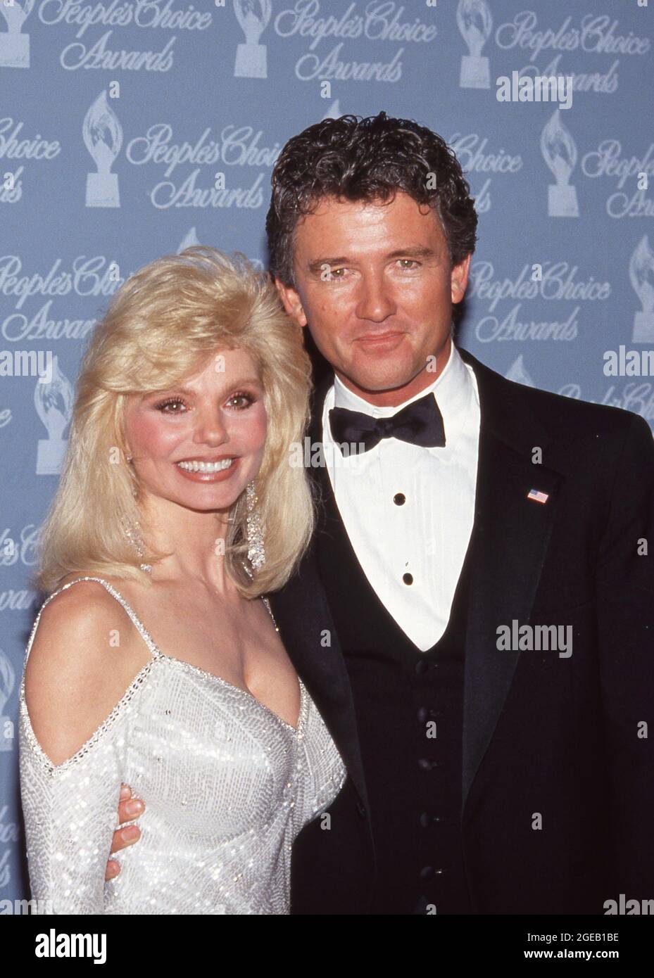 HOLLYWOOD - MARCH 11: Actress Loni Anderson and actor Patrick Duffy ...