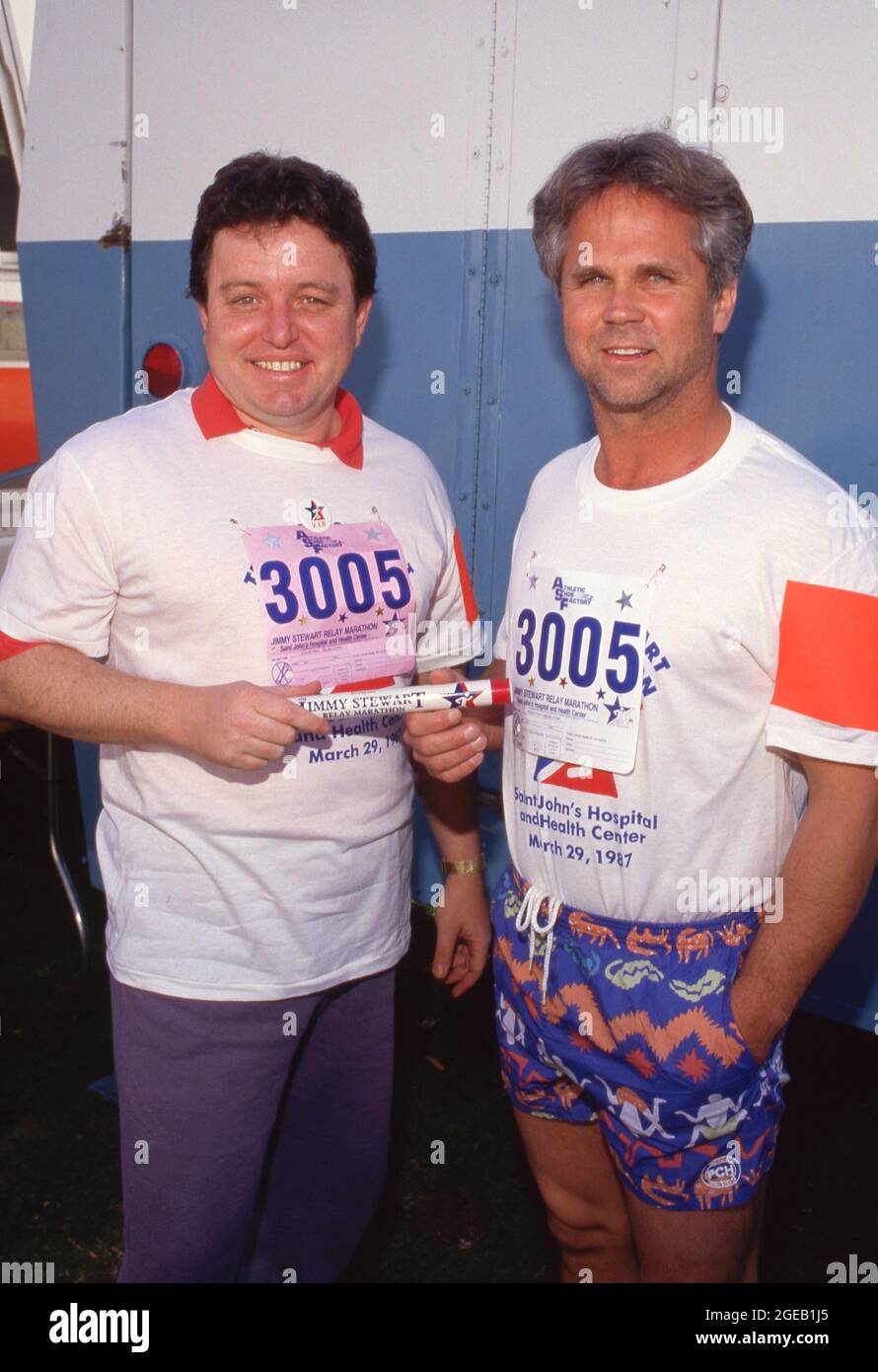 Jerry Mathers and Tony Dow at the Jimmy Stewart Relay Marathon March 29 ...