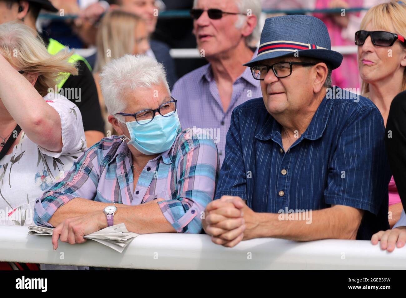 YORK RACEGOERS BACK AT THE RACING ON DAY ONE OF THE EBOR FESTIVAL, EBOR ...