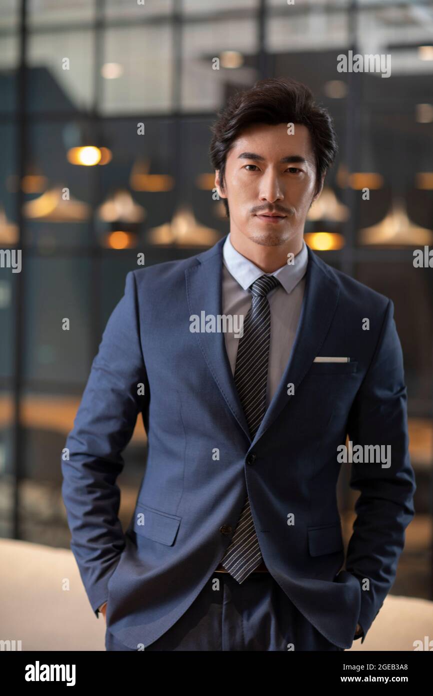 Successful Chinese businessman Stock Photo - Alamy