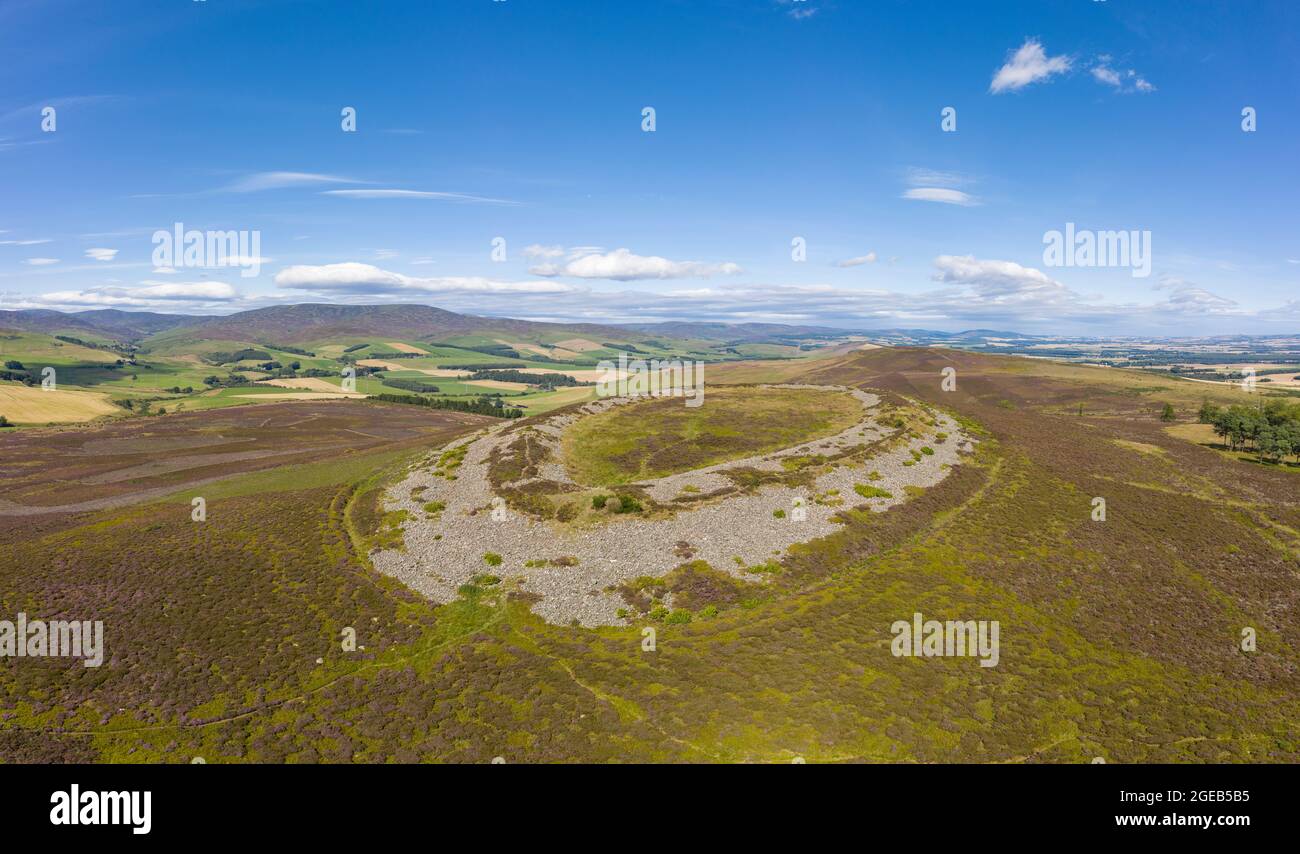 The White Caterthun an Iron Age hill fort overlooking Strathmore ...