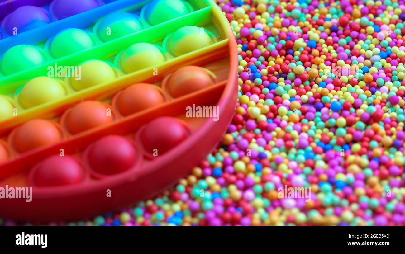 Pop it beads hi-res stock photography and images - Alamy