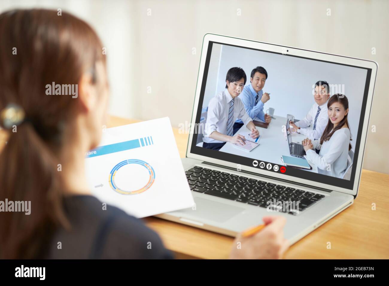 Presentation remote desk hi-res stock photography and images - Alamy