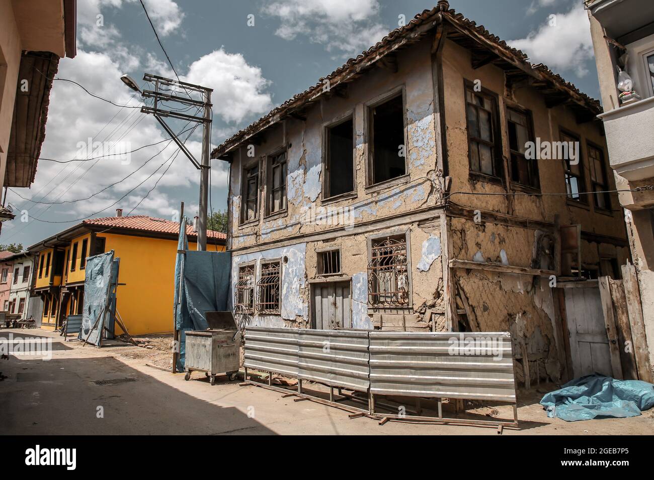 Yenisehir, Bursa, Turkey - August 14, 2021: Generic architecture of the ...