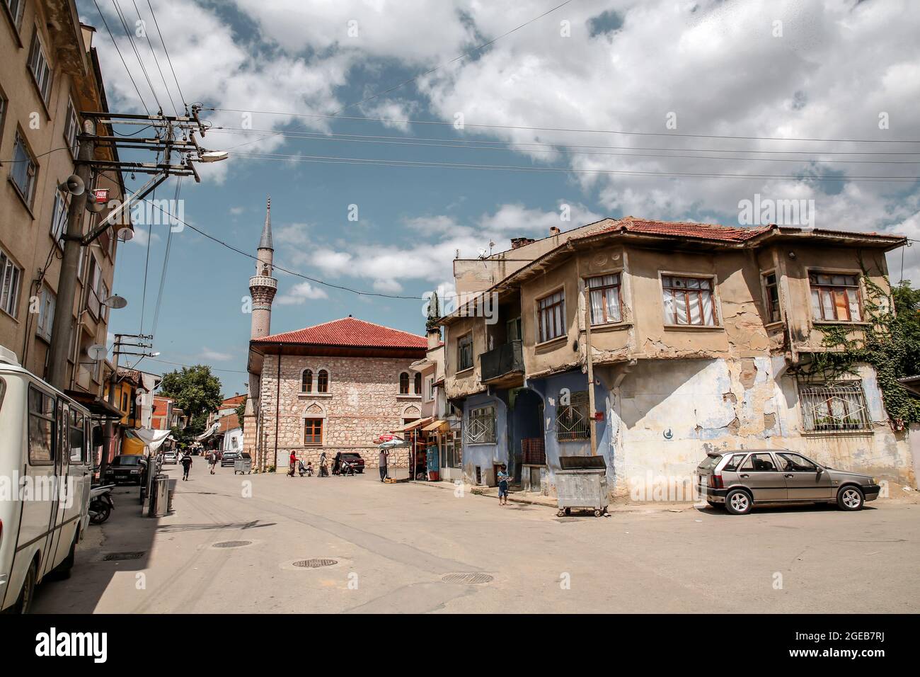 Yenisehir, Bursa, Turkey - August 14, 2021: Generic architecture of the ...