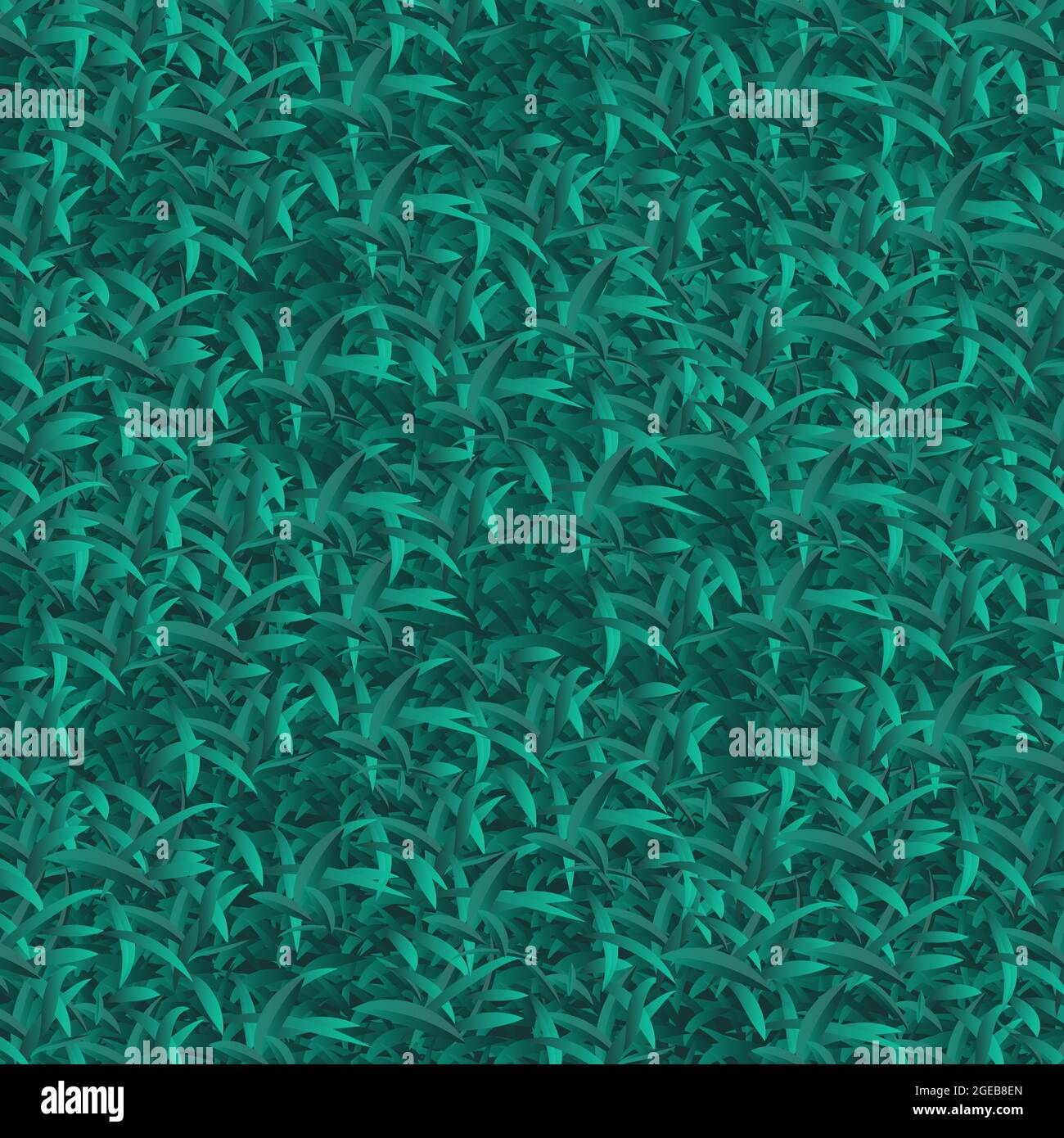 Realistic dark green grass, lawn background - Vector illustration Stock ...