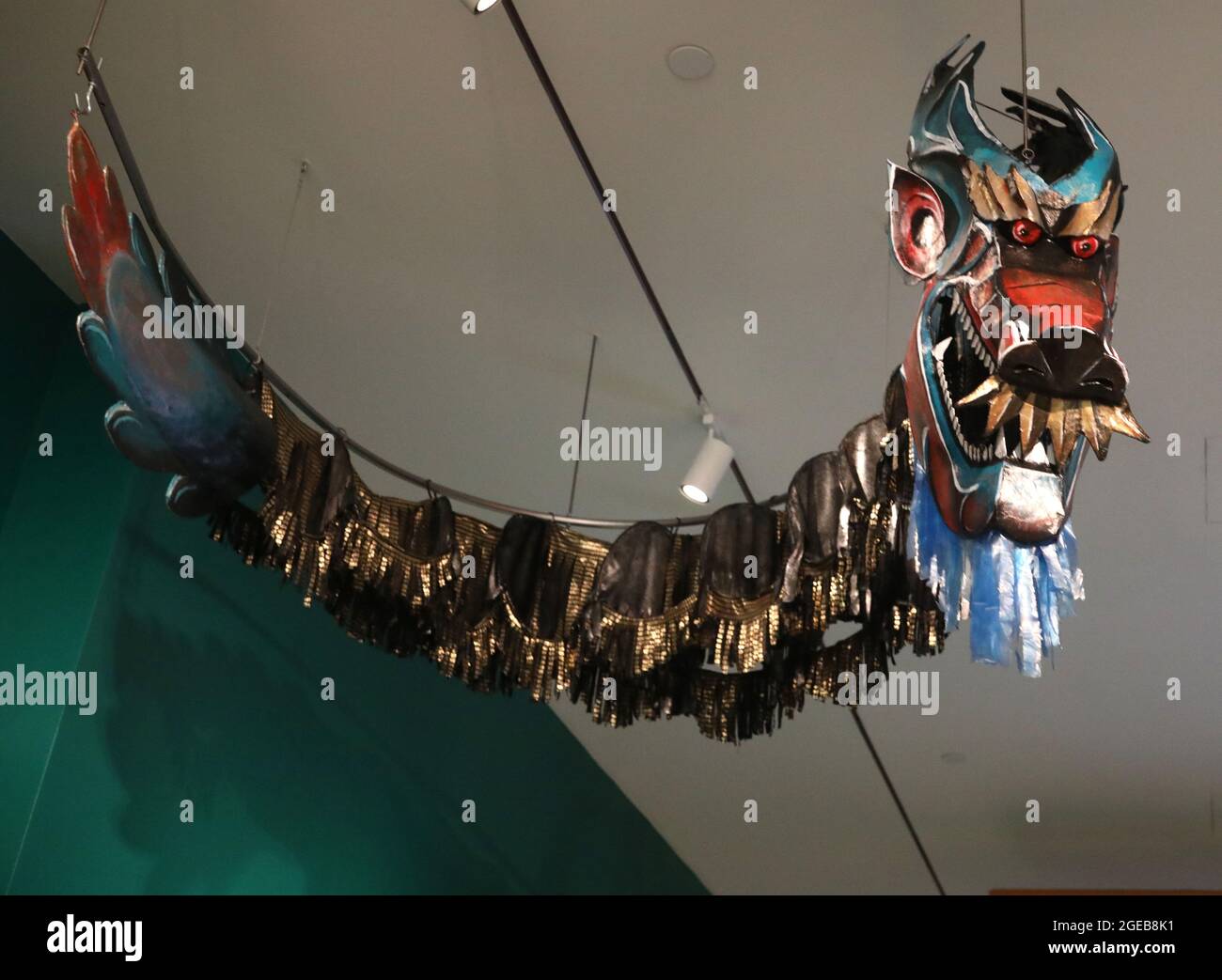 New York, New York, USA. 18th Aug, 2021. A view of a CHINESE DRAGON ...