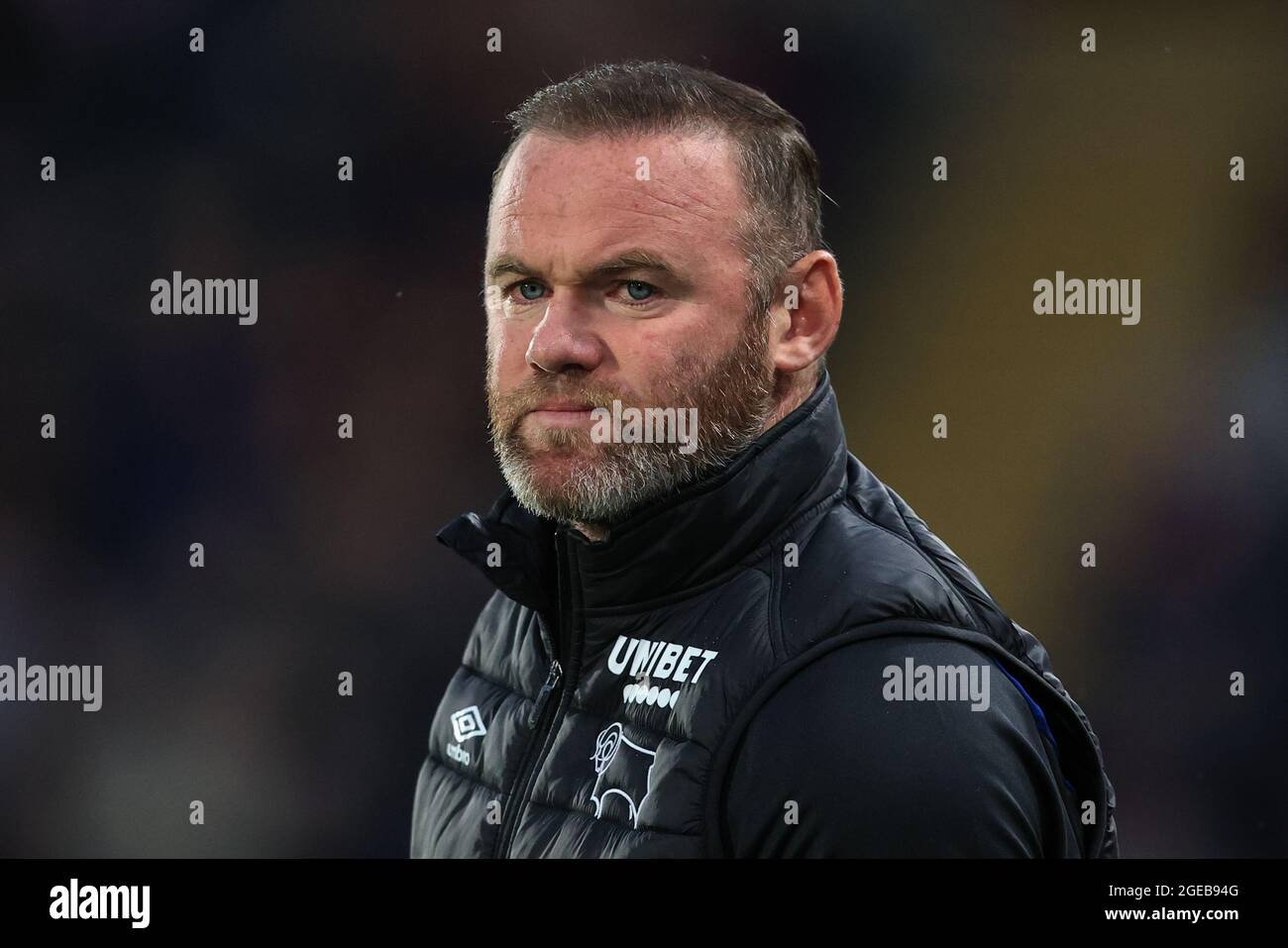 Wayne Rooney manager of Derby County during the game Stock Photo - Alamy