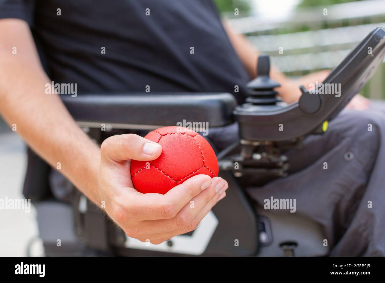 Boccia disabled athlete man hi-res stock photography and images - Alamy