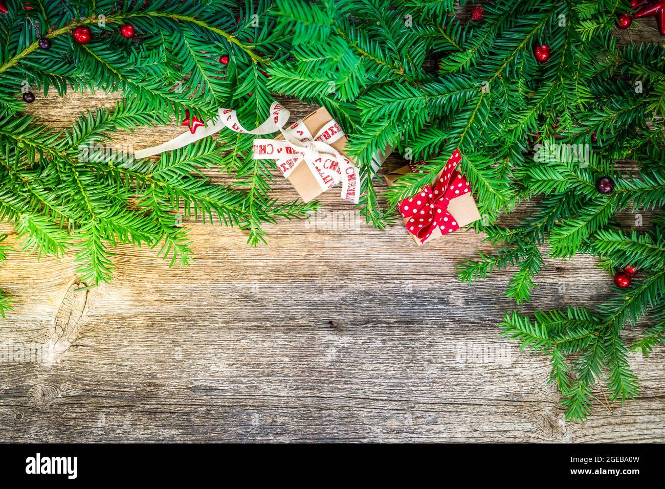 Christmas gift giving Stock Photo - Alamy