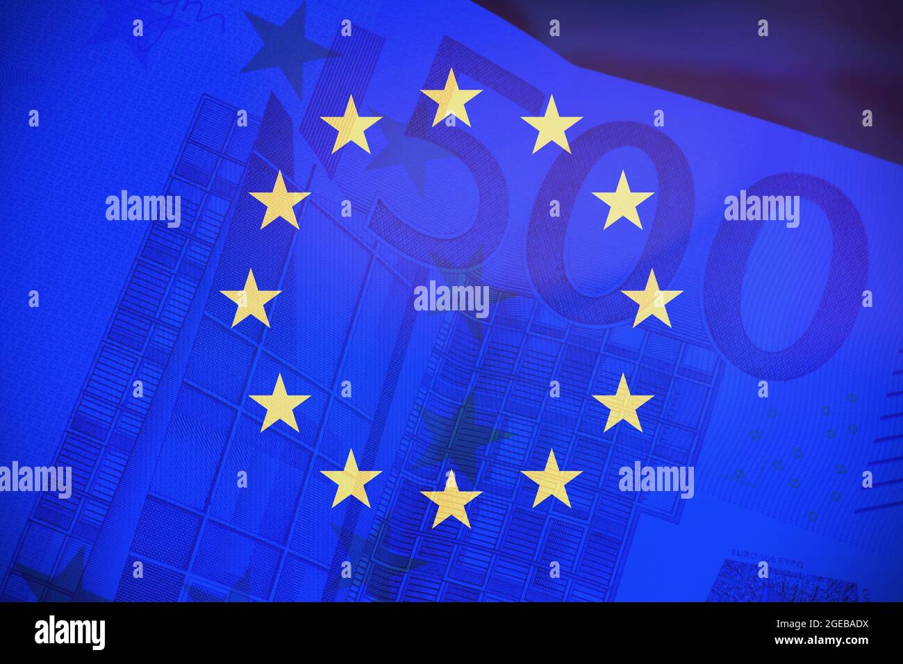 500 Euros Bill With The European Flag As Background Stock Photo Alamy 500-euros-bill-with-the-european-flag-as-background-stock-photo-alamy