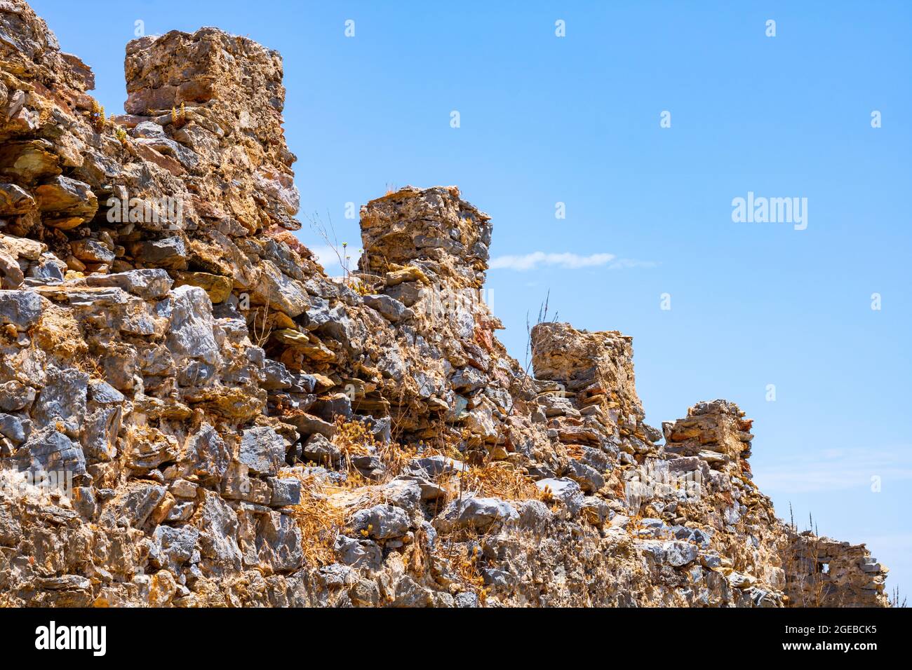 Ruins of Anemurium Ancient City or archaeological Site in Anamur Mersin ...