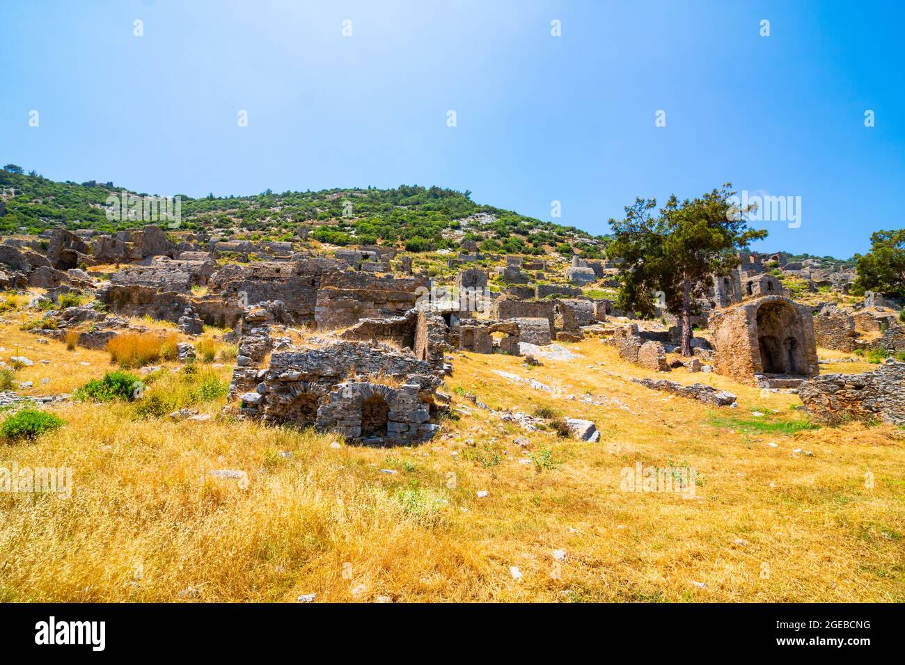 Ruins of Anemurium Ancient City or archaeological Site in Anamur Mersin ...