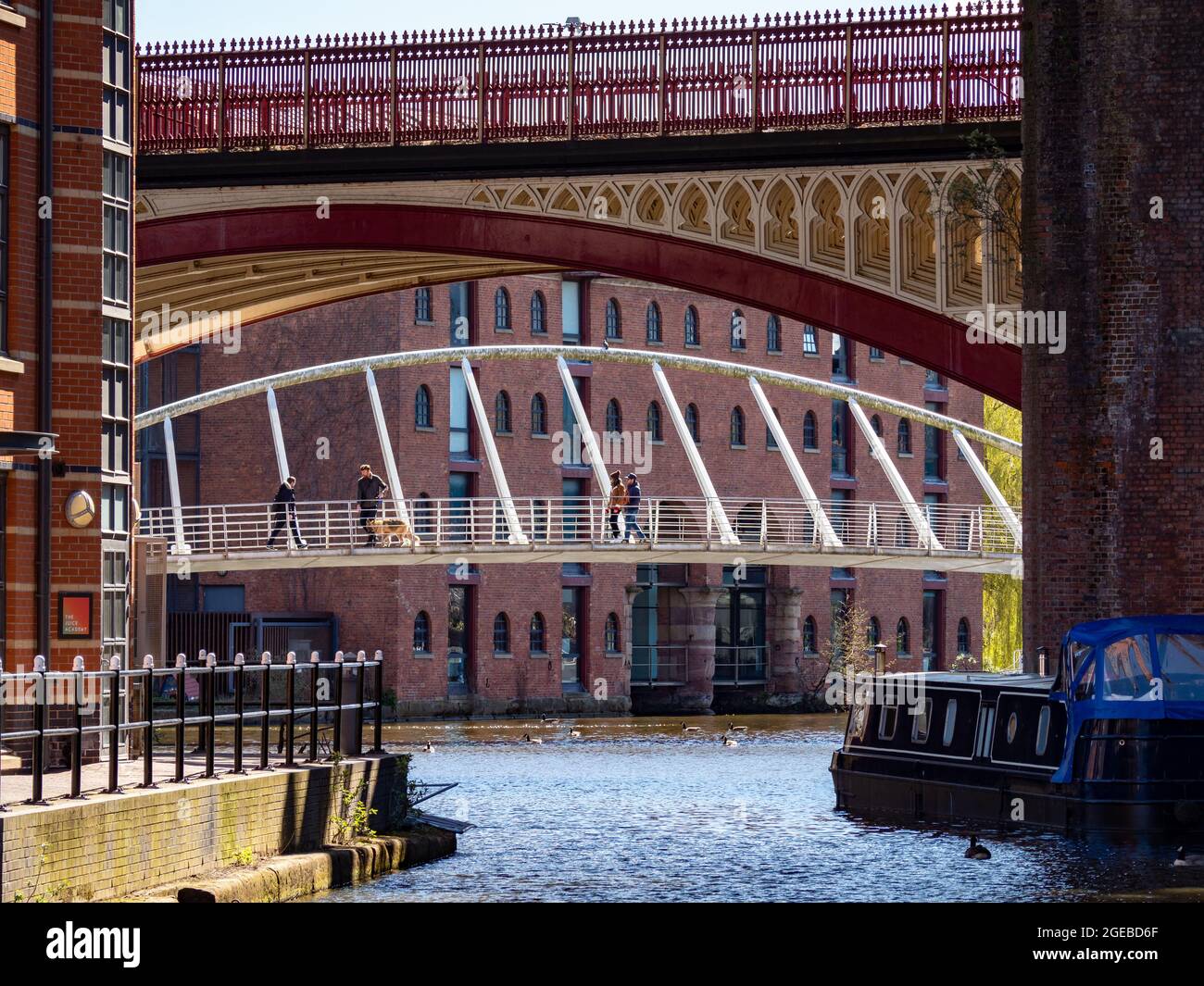 Wrought iron foot bridge hi-res stock photography and images - Alamy