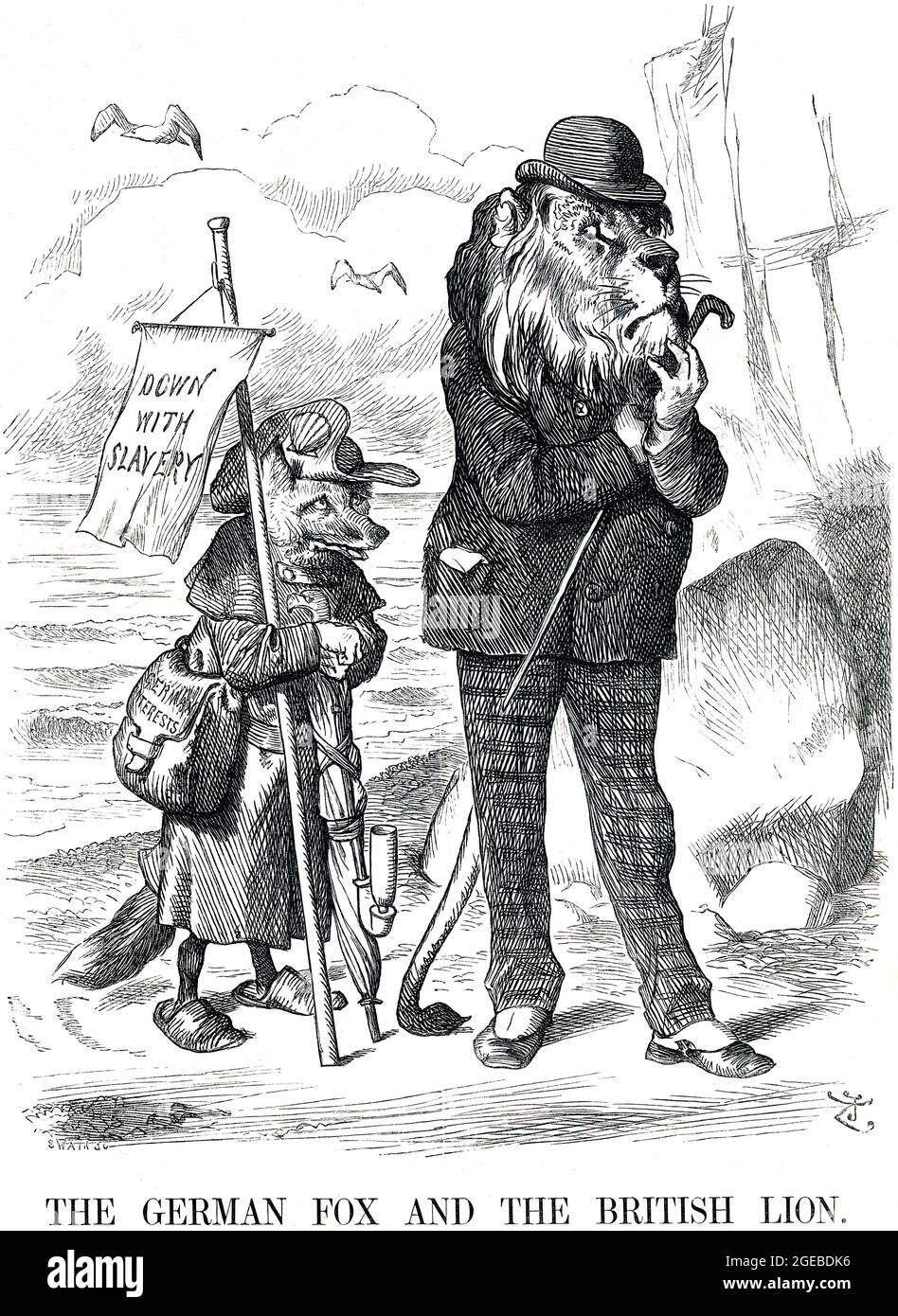 Punch cartoon 19th Century Stock Photo - Alamy