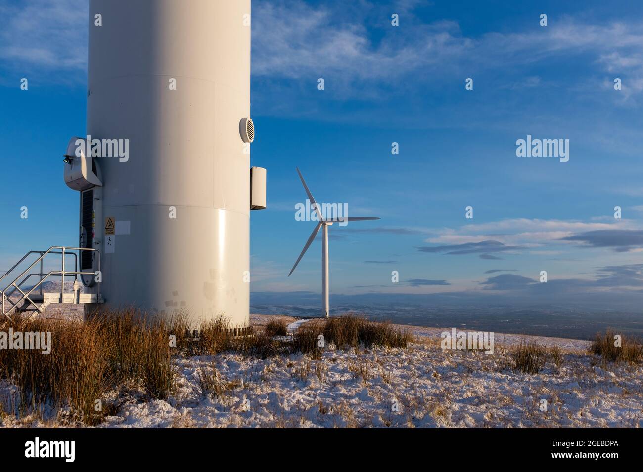 Wind turbine mast base hi-res stock photography and images - Alamy