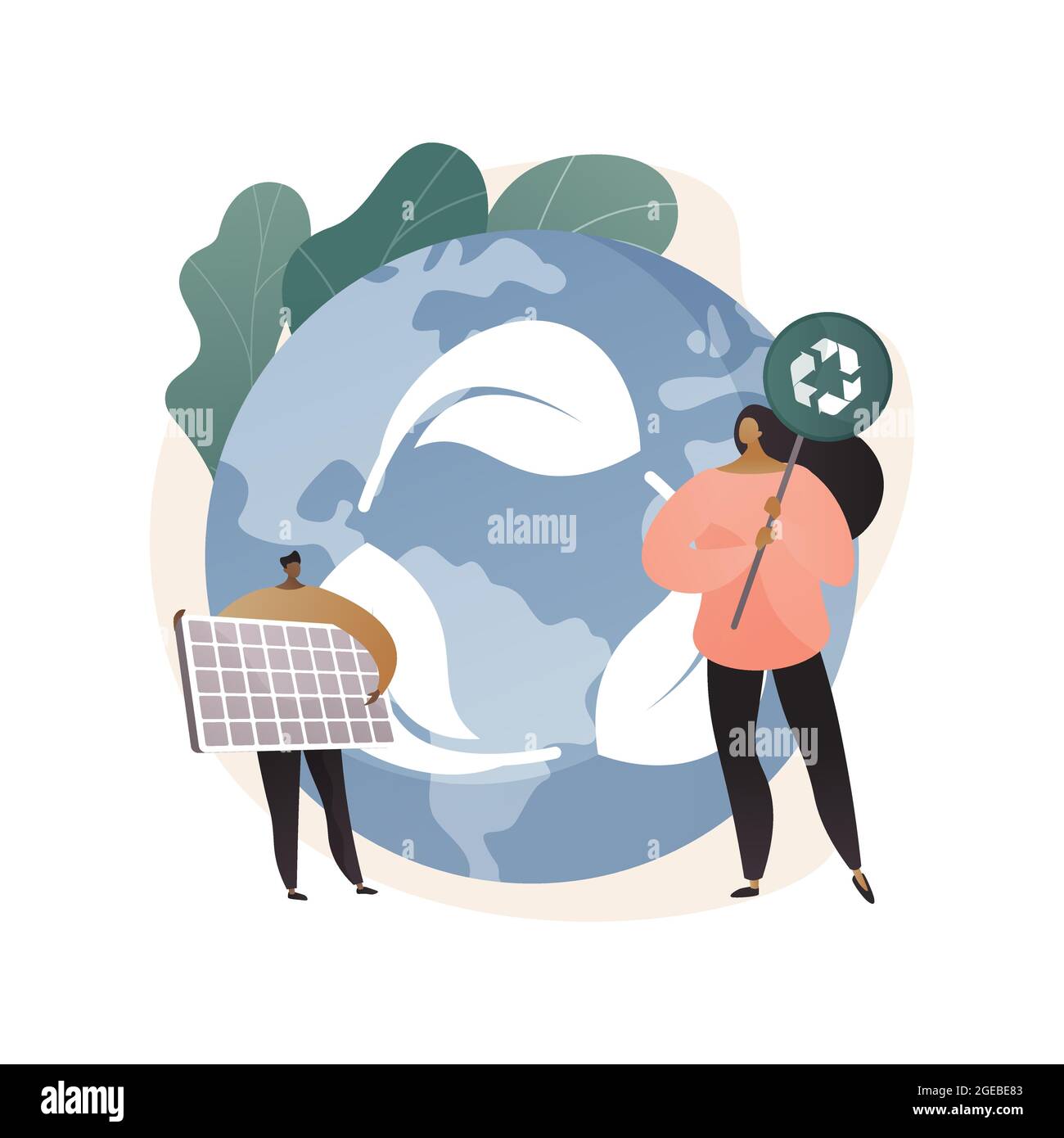 Resources protection abstract concept vector illustration Stock Vector ...