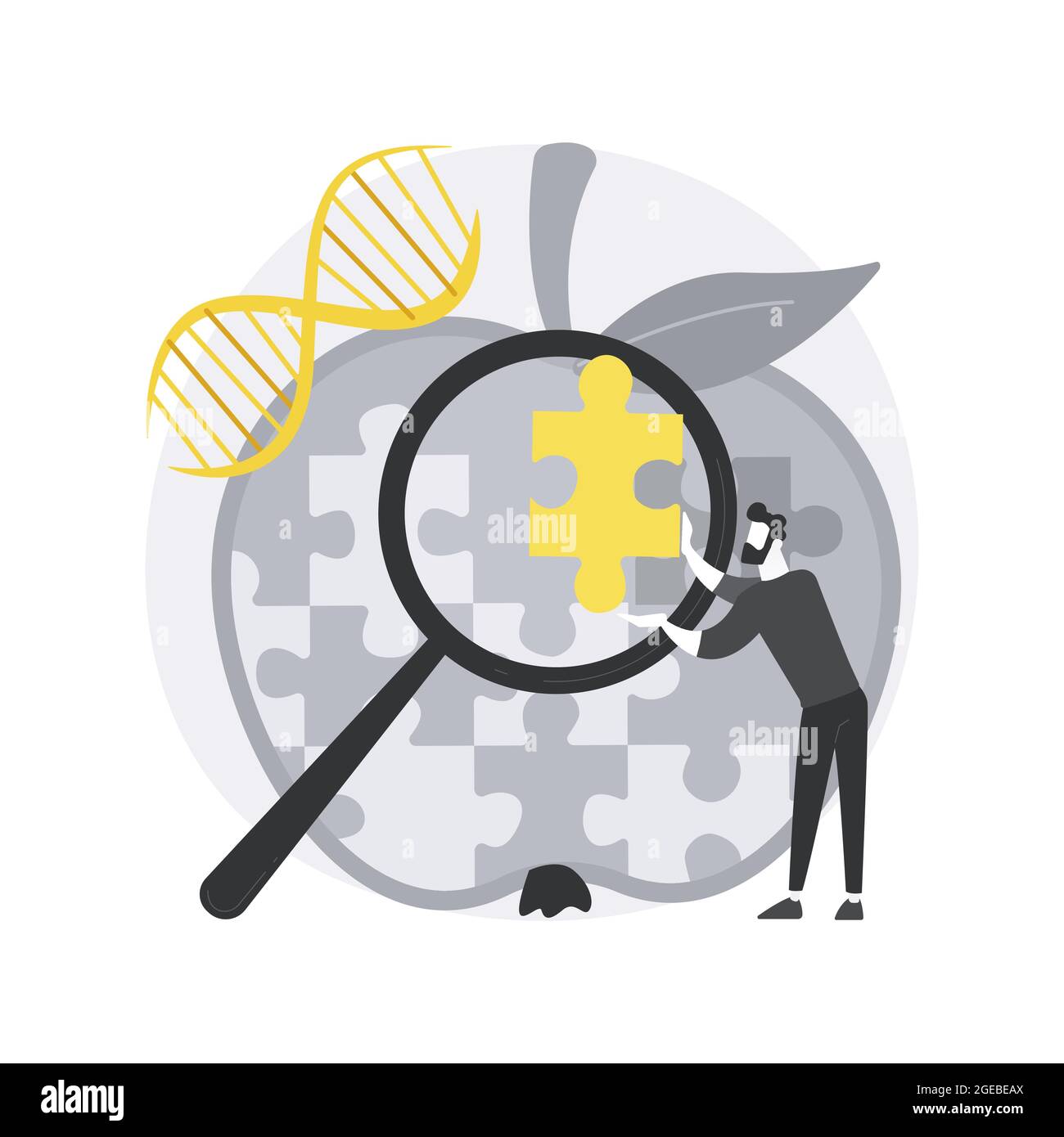 Genetically modified organism abstract concept vector illustration Stock Vector Image & Art - Alamy