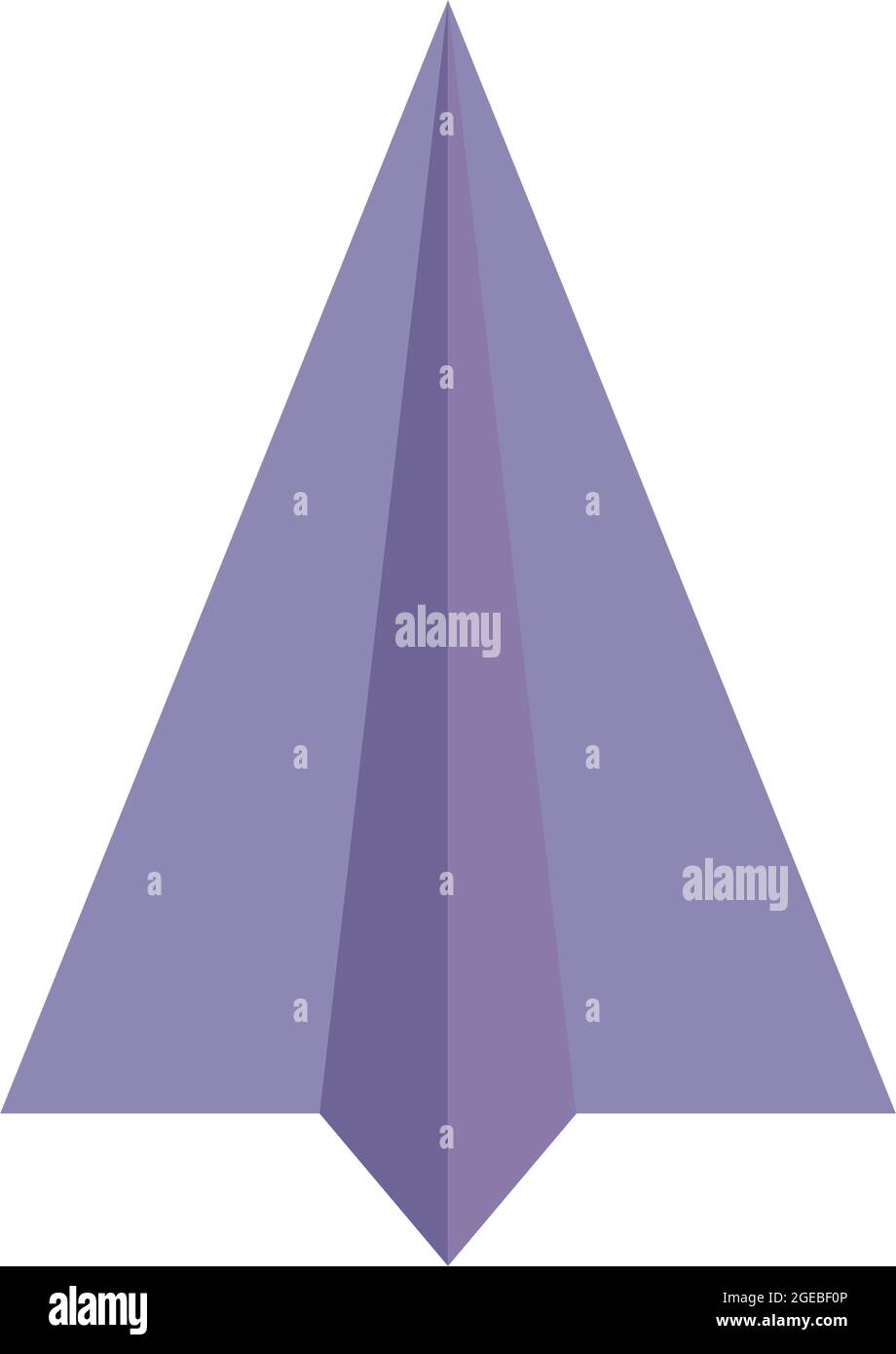 purple paper airplane Stock Vector Image & Art - Alamy