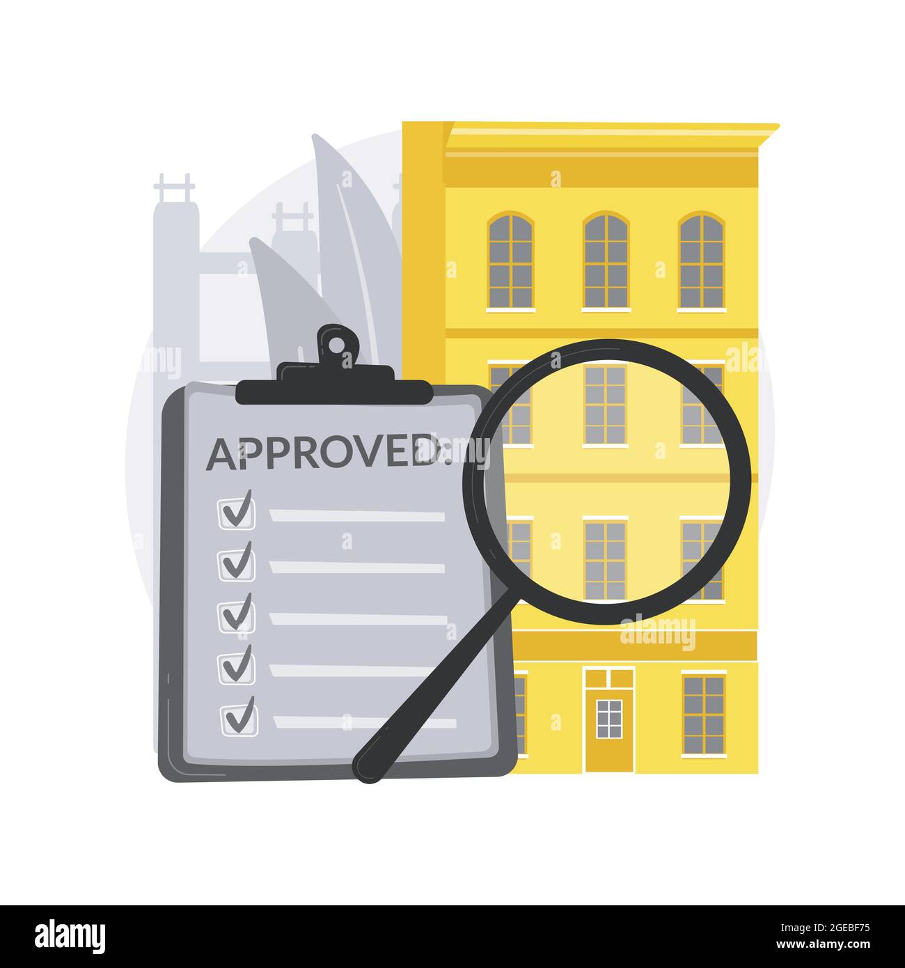 Construction quality control abstract concept vector illustration Stock ...