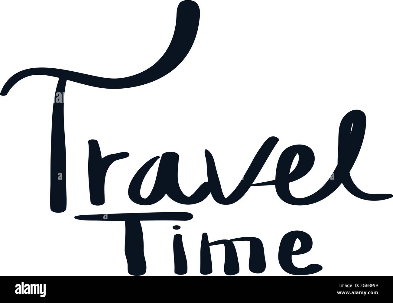travel time quote Stock Vector Image & Art - Alamy