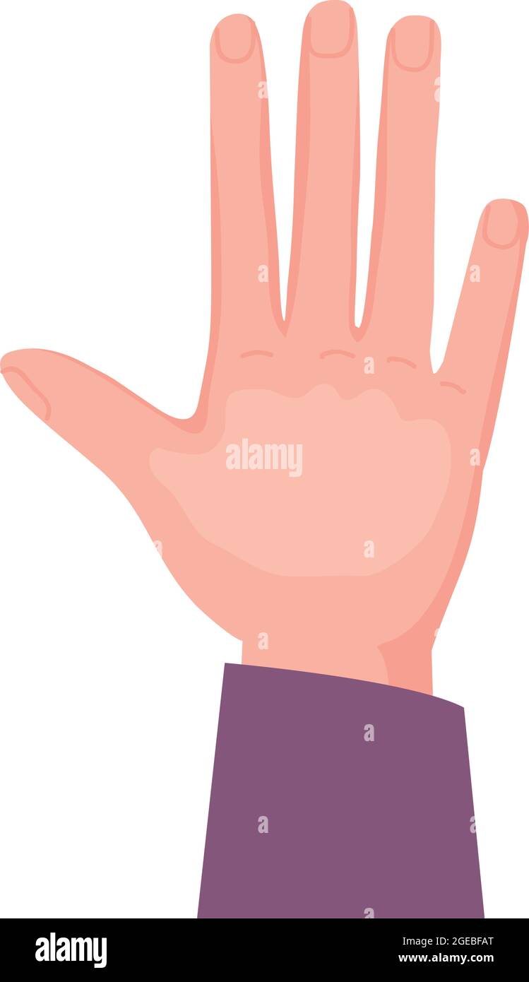 hand open icon Stock Vector Image & Art - Alamy