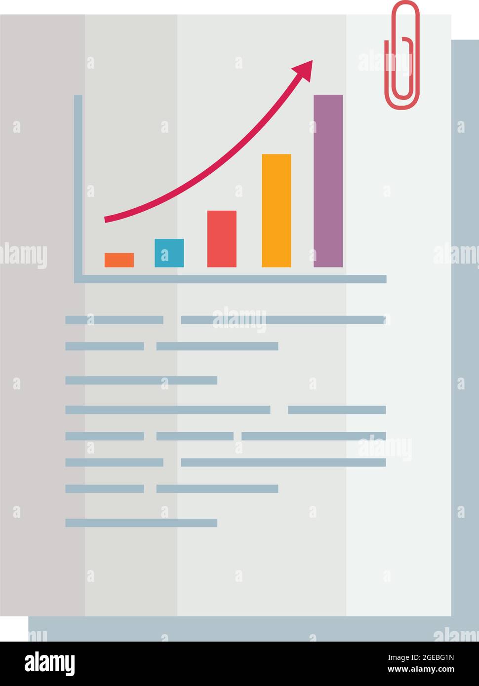 statistics bars in document Stock Vector Image & Art - Alamy