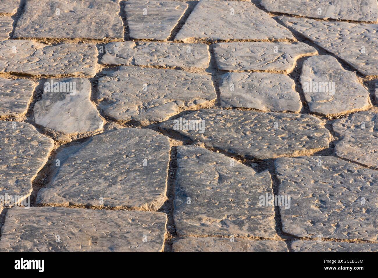 stone floor at the acropolis of athens in greece Stock Photo - Alamy