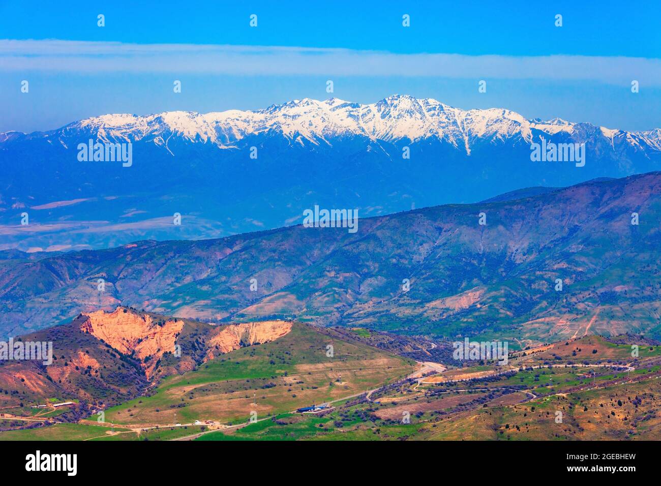 Chimgan in the Tian Shan or Tengri Tagh mountain range near Taskent ...