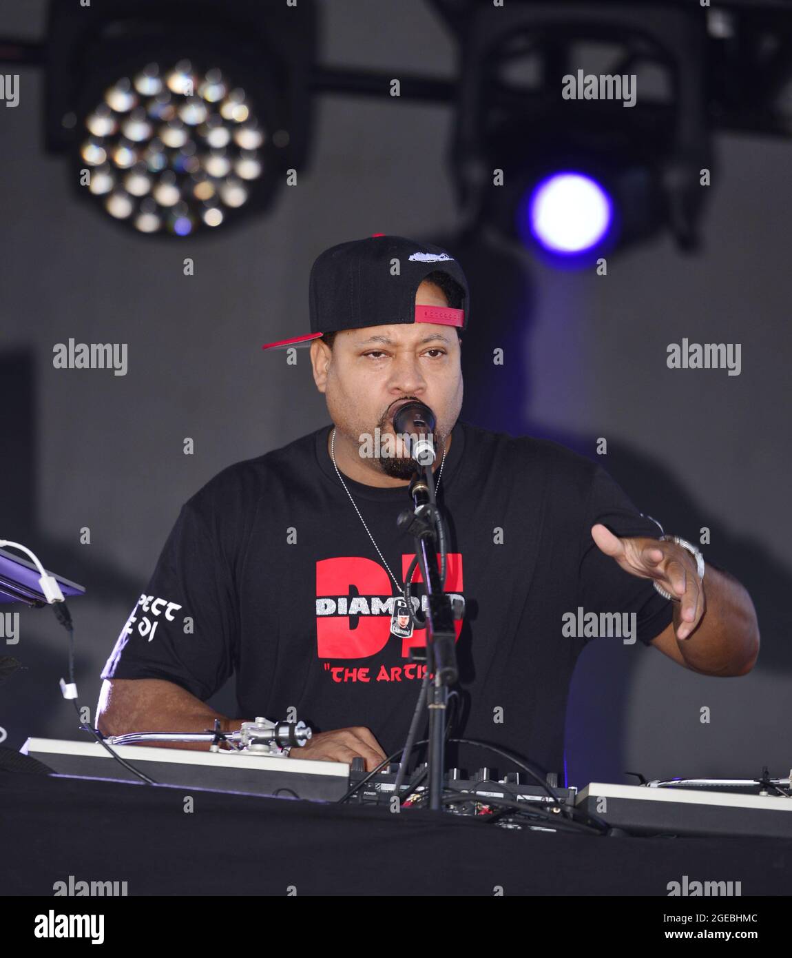 Staten Island, NY, USA. 17th Aug, 2021. DJ Diamond attends the "It's ...