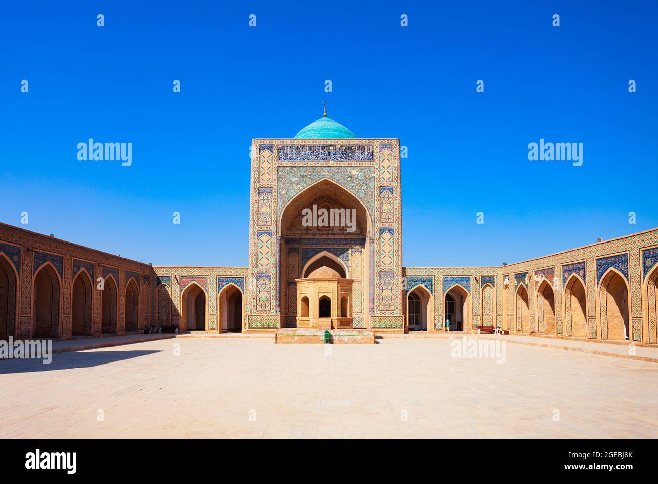 Kalyan mosque is a part of the Poi Kalon islamic religious complex in ...