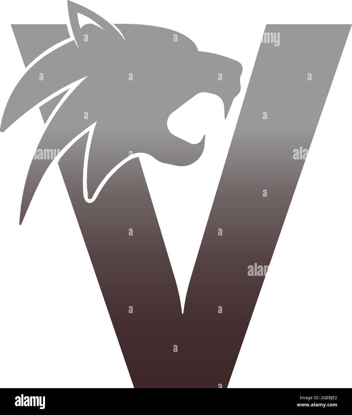V tiger logo hi-res stock photography and images - Alamy