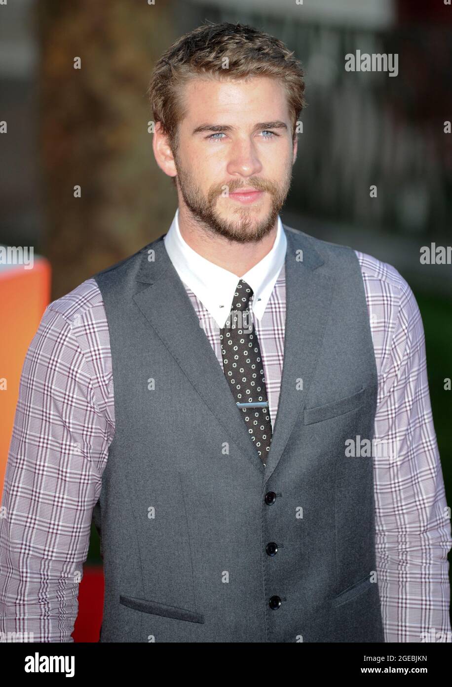 London. UK. Liam Hemsworth at the World Premiere of Rush at the Odeon ...