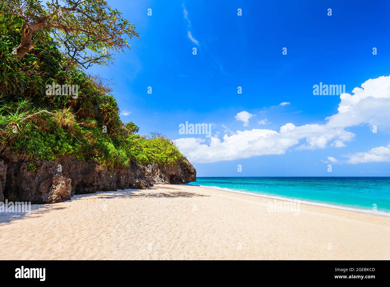 White sand beach in Boracay island in Philippines Stock Photo - Alamy
