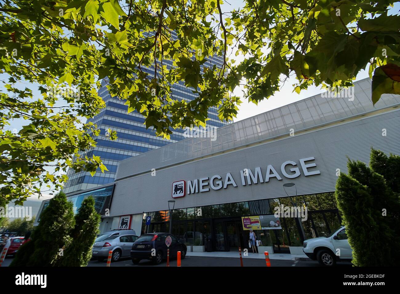 Mega image logo hi-res stock photography and images - Alamy