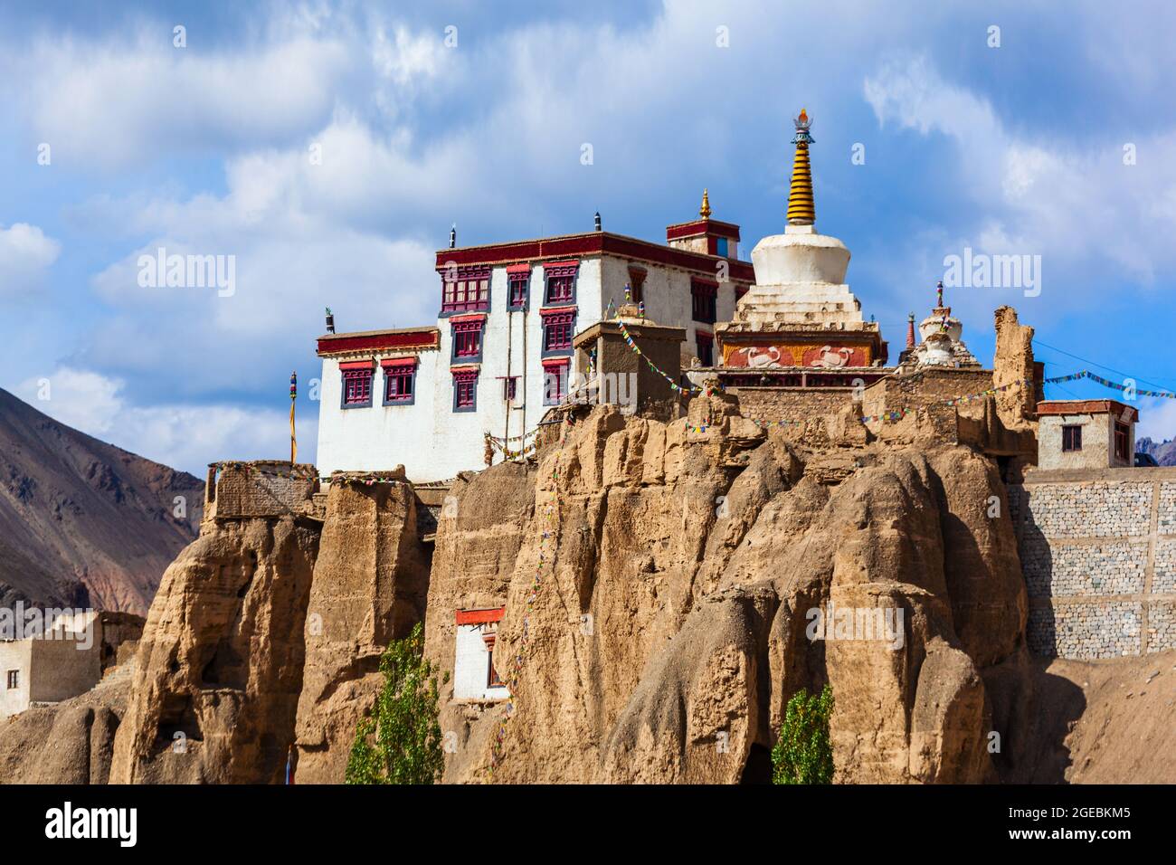Lamayuru Monastery or Gompa is a tibetan style buddhist monastery in ...
